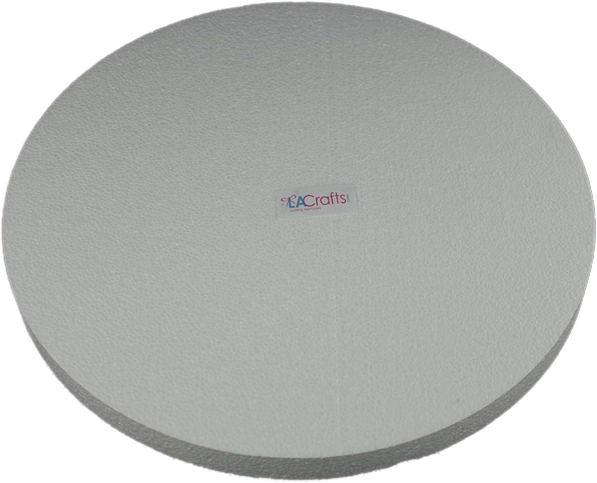 Amazon.com: LA Crafts Brand 16x1 Inch Smooth Foam Craft Disc - 6 Pack ...
