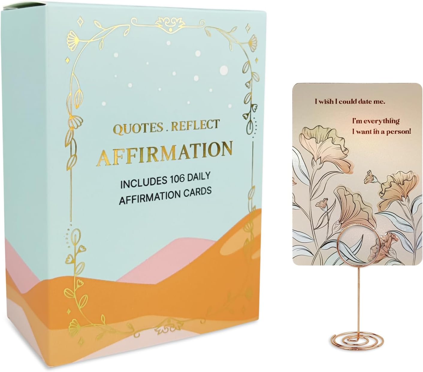 Amazon.com : Vekola 100 Affirmation Cards for Women with Thought ...