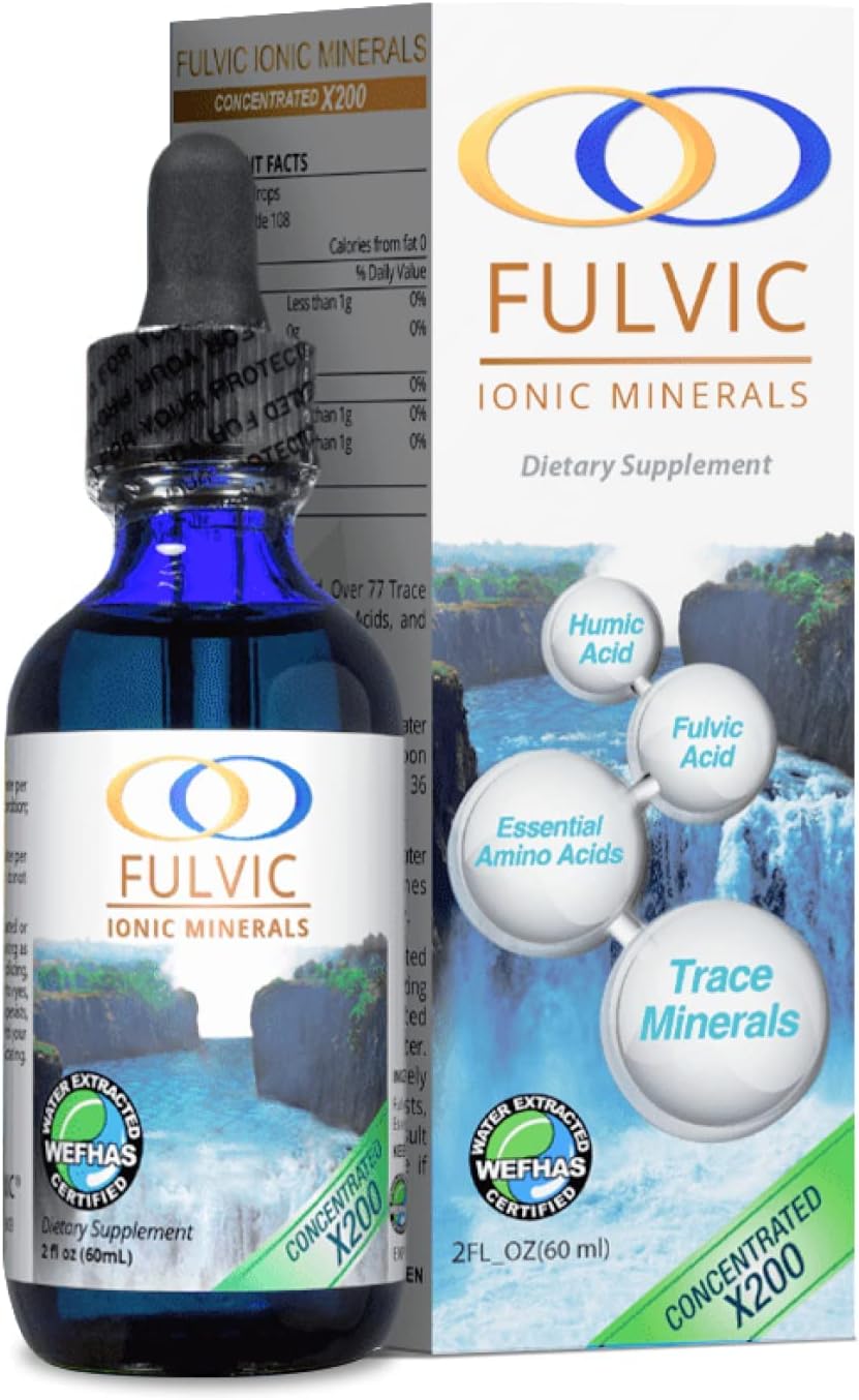 Amazon.com: Liquid Fulvic Acid + Humic + Trace Minerals | Hydration ...