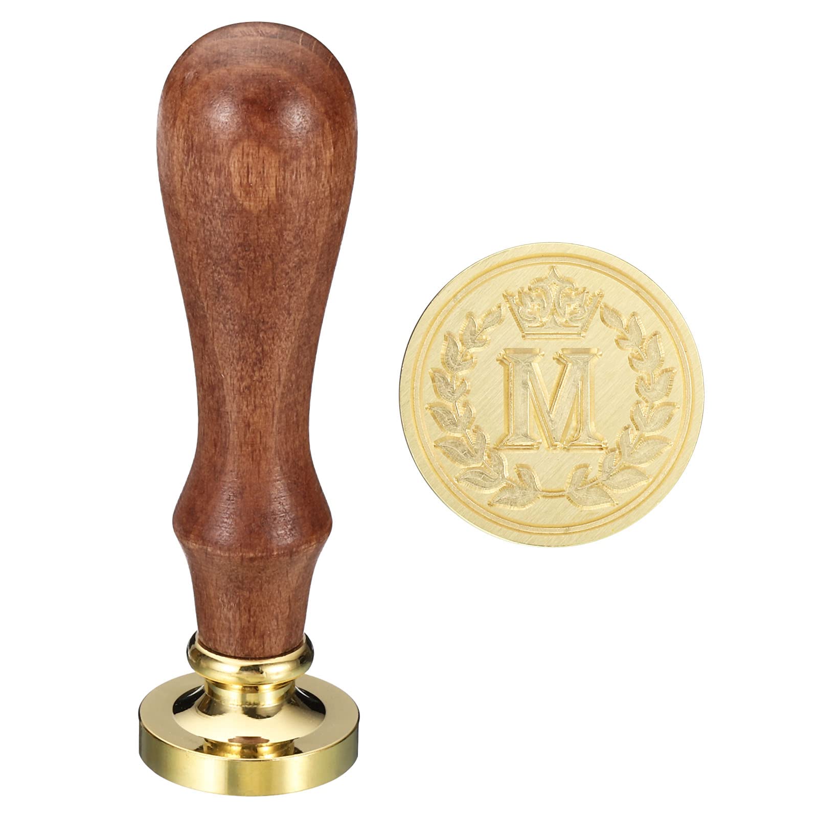 Amazon.com: PATIKIL Alphabet M Wax Seal Stamp, Initial Letter Sealing ...