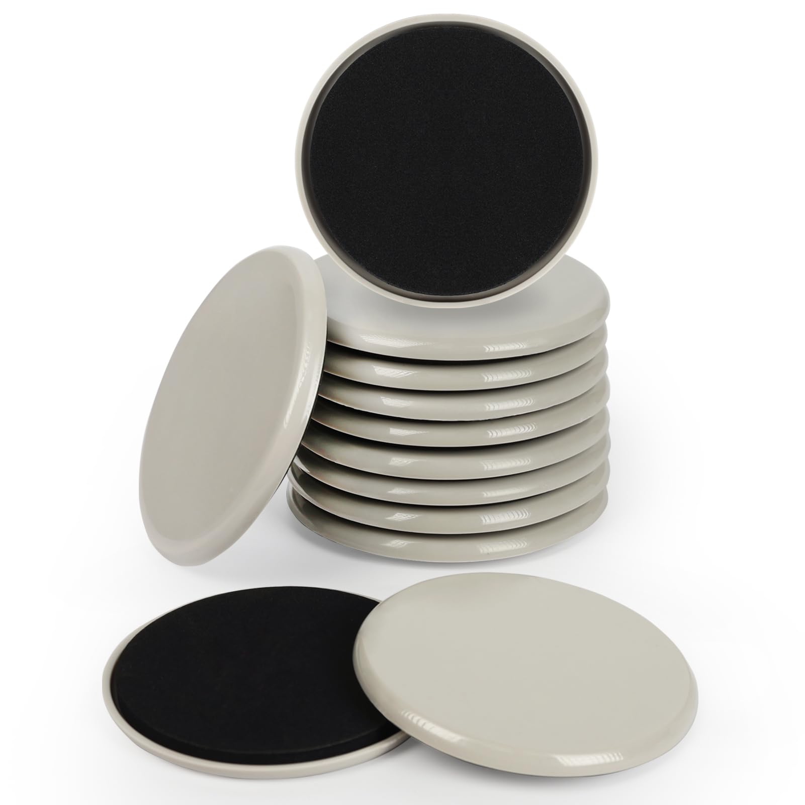 Furniture Sliders, 12pcs 3.5 Inch Heavy Furniture Mover Chair Sofa ...