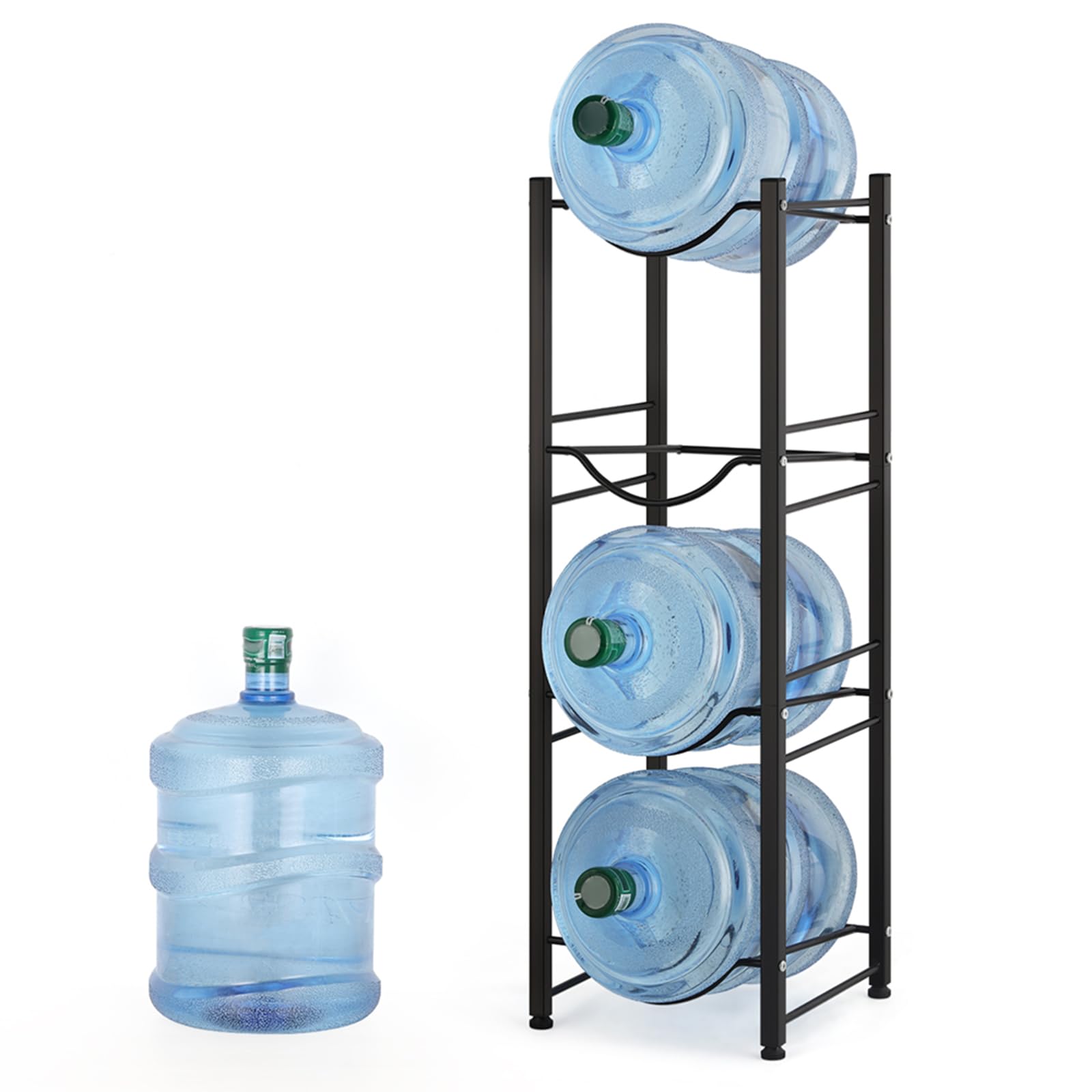 Amazon.com: smusei 5 Gallon Water Bottle Holder 4 Tier Water Cooler Jug ...