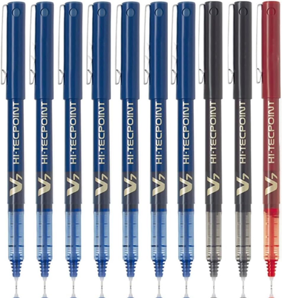 Pilot V7 Pen - Blue Body, Blue Ink, Pack of 12,9000019576 : Amazon.in ...