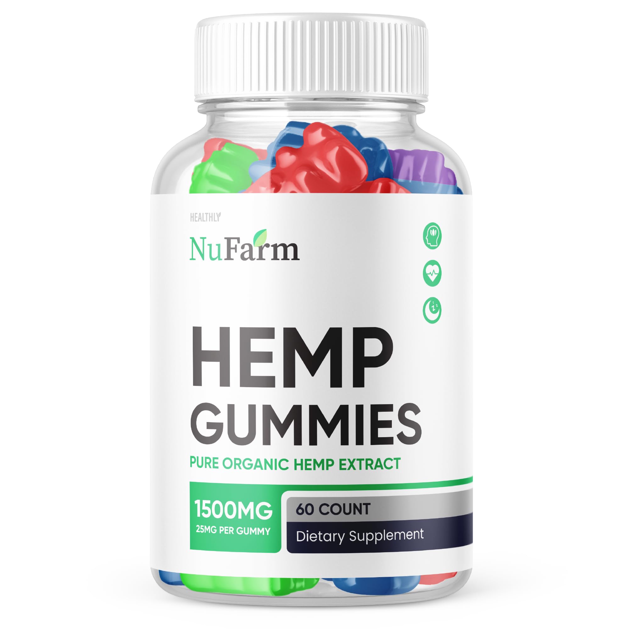 Amazon.com: Nufarm Gummies - Official Formula - Nufarm Hemp Gummies Premium Blend Hemp Gummies ...