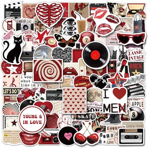 Amazon.com: 200PCS Downtown Girl Stickers Aesthetic, Trendy Stickers ...