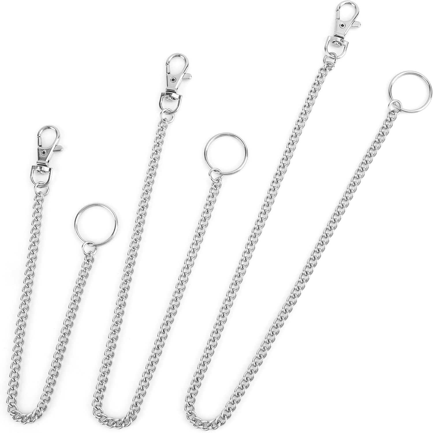 Amazon.com: Wallet Chains for Men, 3 PCS 12 16 20 Inch Pocket Keychain ...