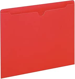 Amazon.com : Pendaflex Colored File Jackets, Reinforced Tab, Flat ...