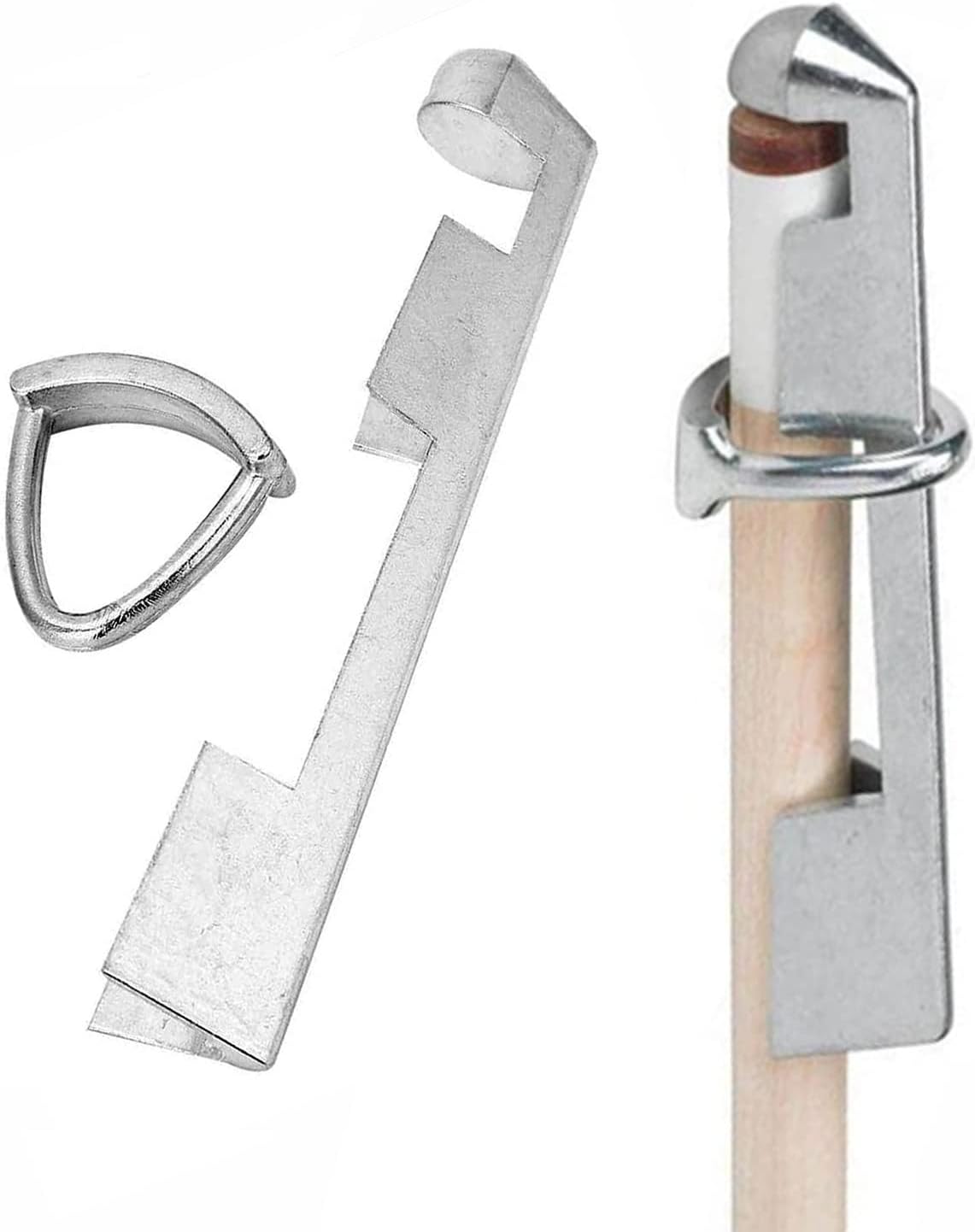 Amazon.com : DHinkyoung 2-Pack Pool Cue Tip Clamps Solid Billiards Rods ...