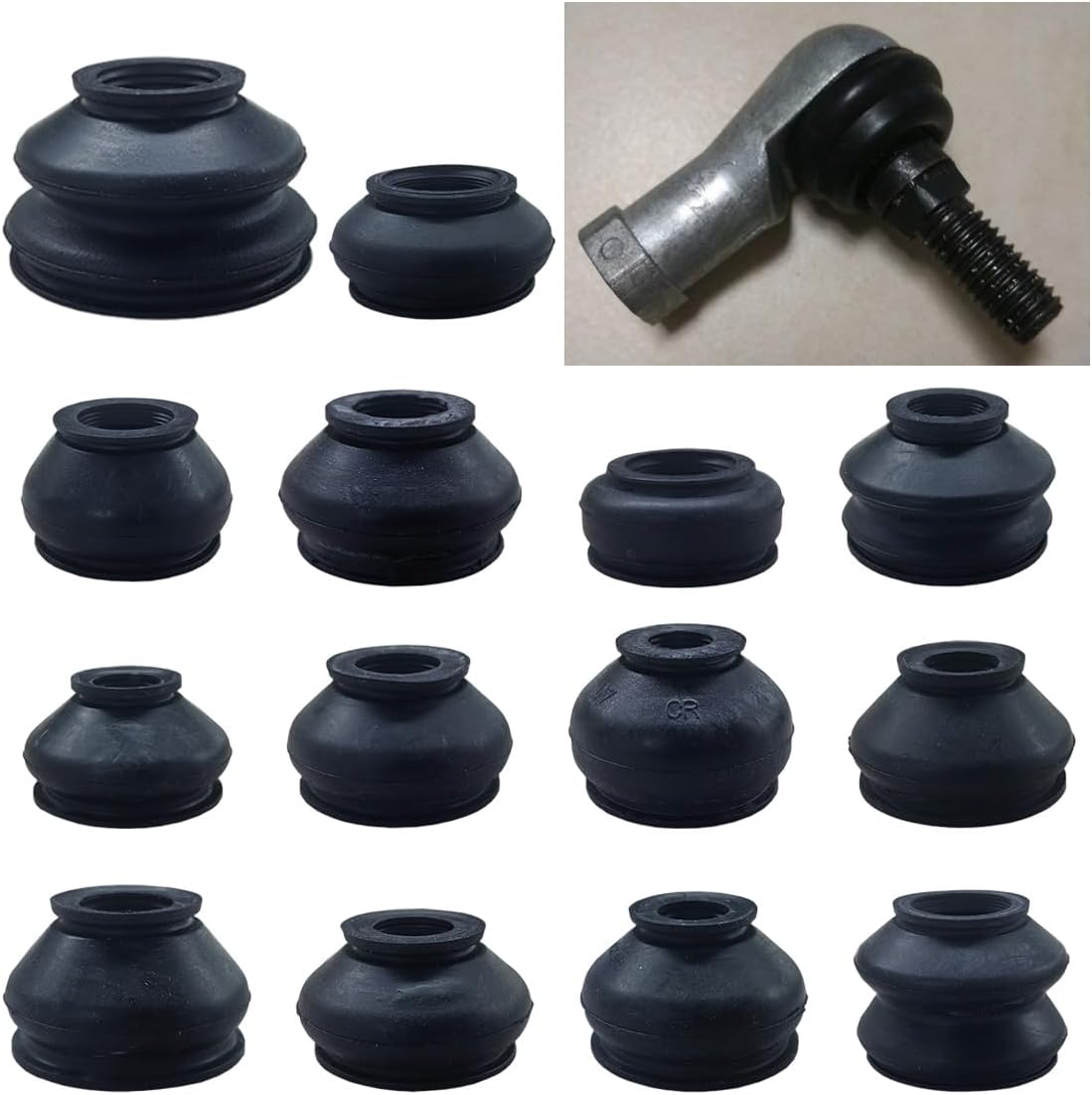Amazon.com: 14PCS Automotive Tie Rod End Boots, Ball Joint Rubber Tie ...