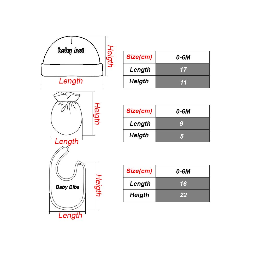 Snapklik.com : Newborn Baby Soft Cotton Organic Cap And Mitten Set ...