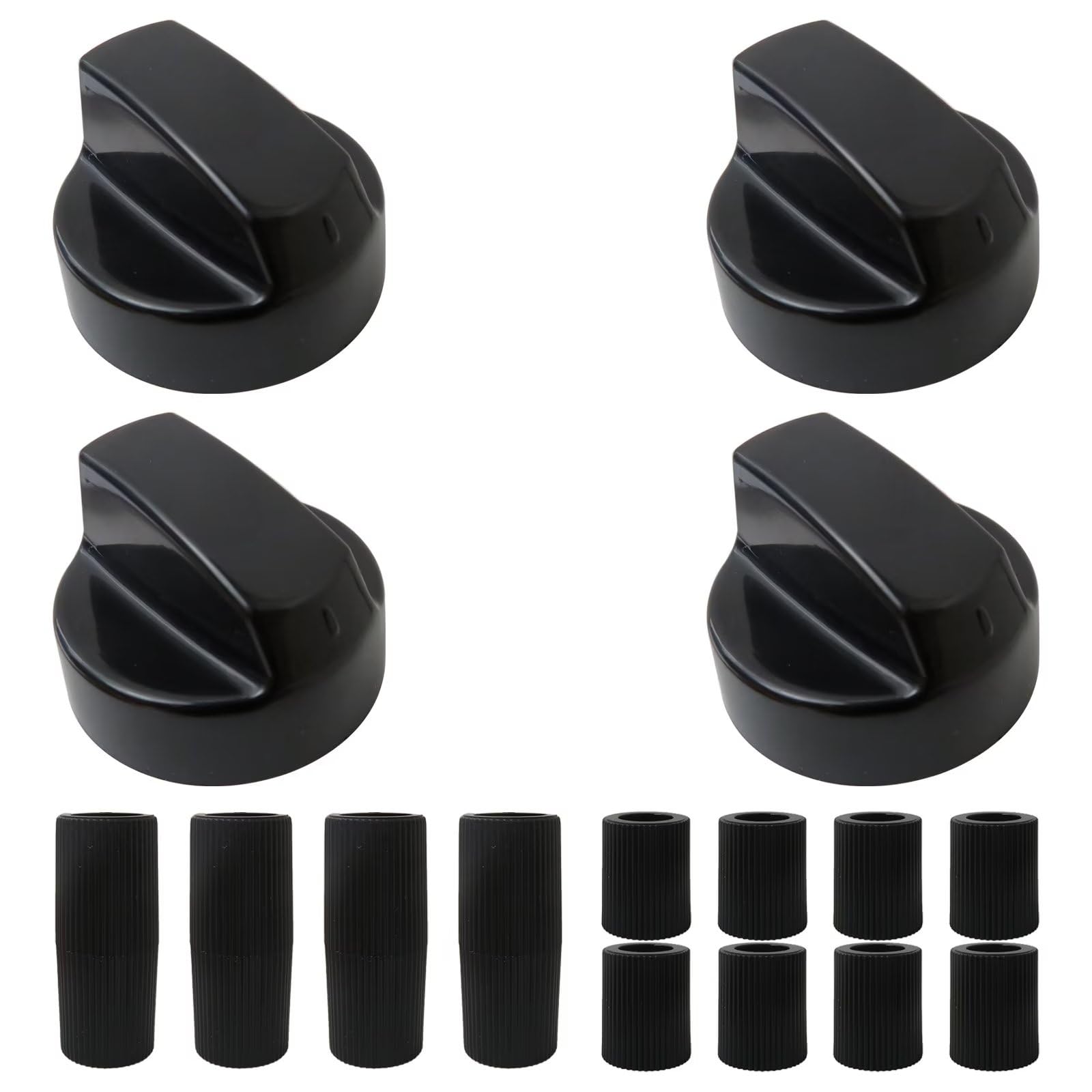 Amazon.com: 4x Universal Control Knobs Replacement with 12x Adapters ...