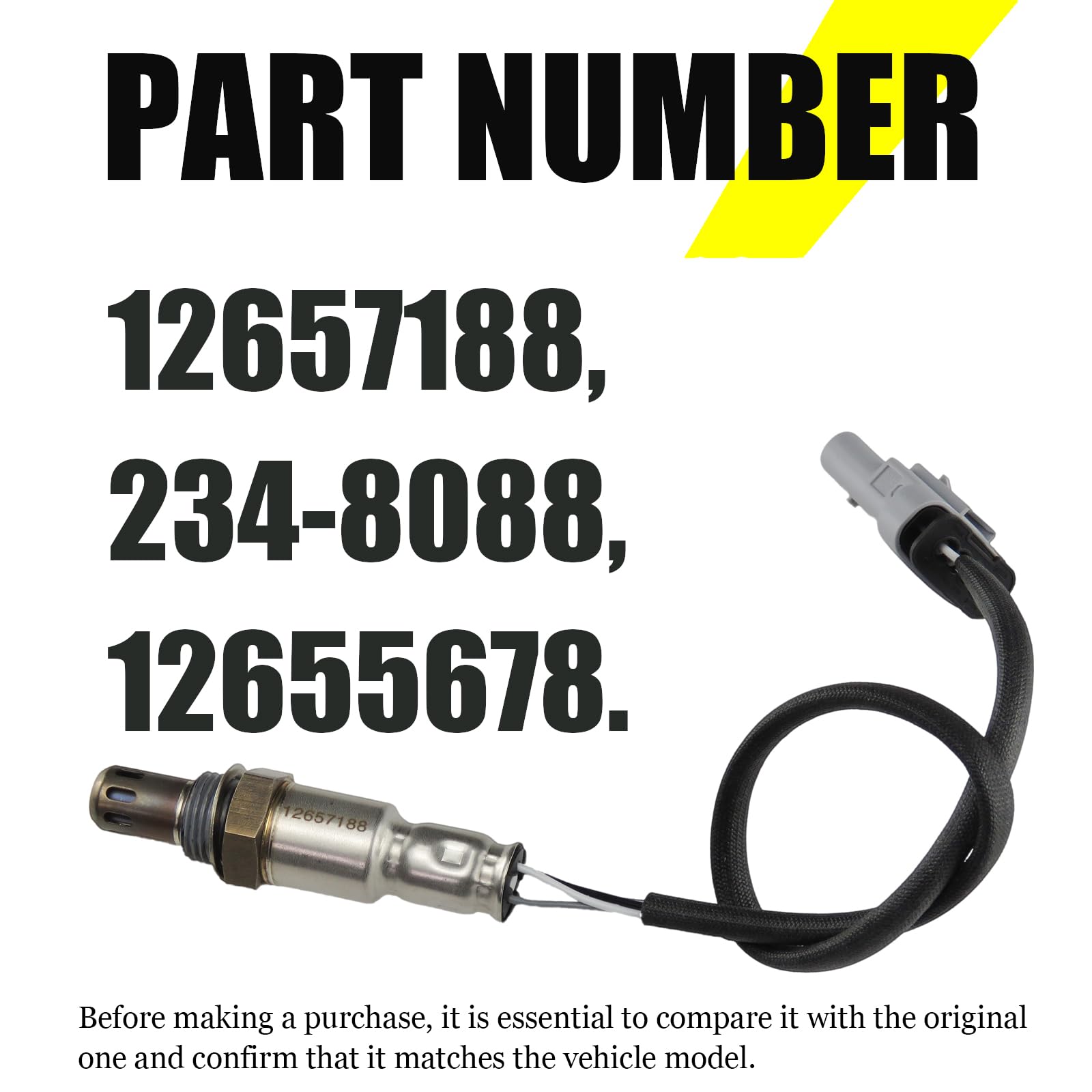2015 Chevy Tahoe New Oxygen Sensor 12657188 For Cadillac Escalade ...