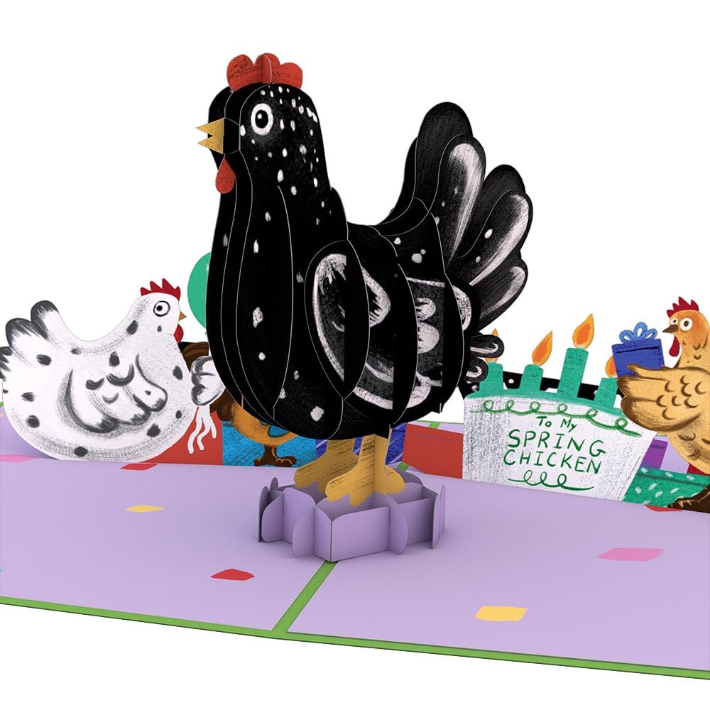 Snapklik.com : Lovepop Chicken Funny Birthday Card For Him For Her