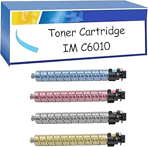 Amazon.com: LISTWA IM C6010 Replacement Toner Cartridges, Compatible for Ricoh IM C6010 C5510 ...