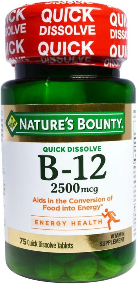 Amazon.com: Kirkland Signature Quick Dissolve B-12 5000 mcg., 300 ...