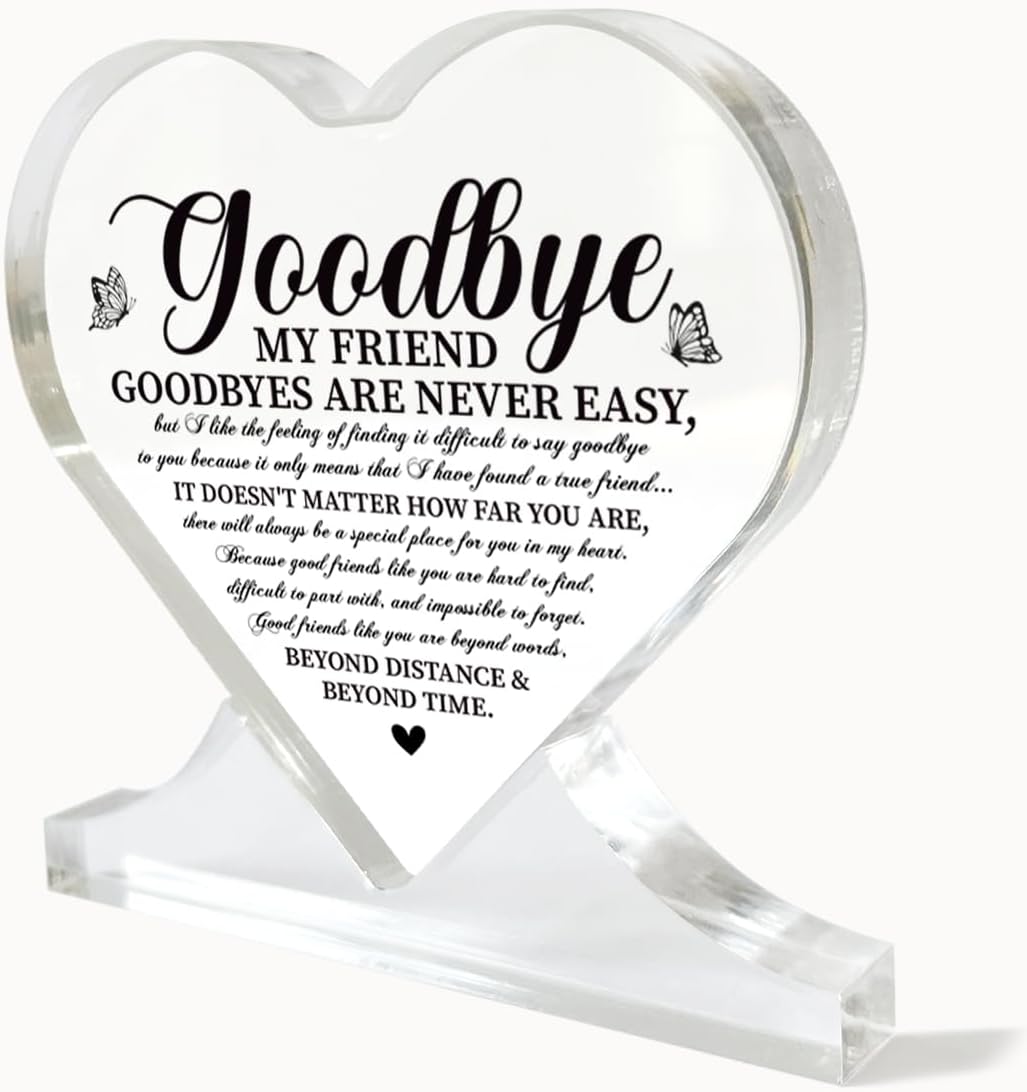 Amazon.com: Going Away Gifts, Best Friend Goodbye Gift, Farewell Gift ...