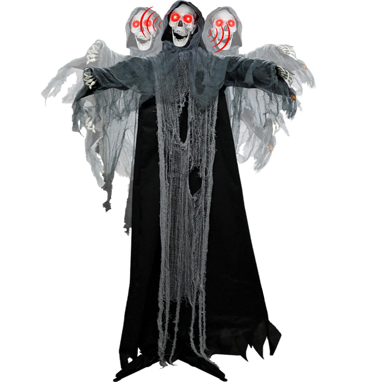 Snapklik.com : DINESIL 83" Halloween Life Size Animatronics Grim Reaper ...