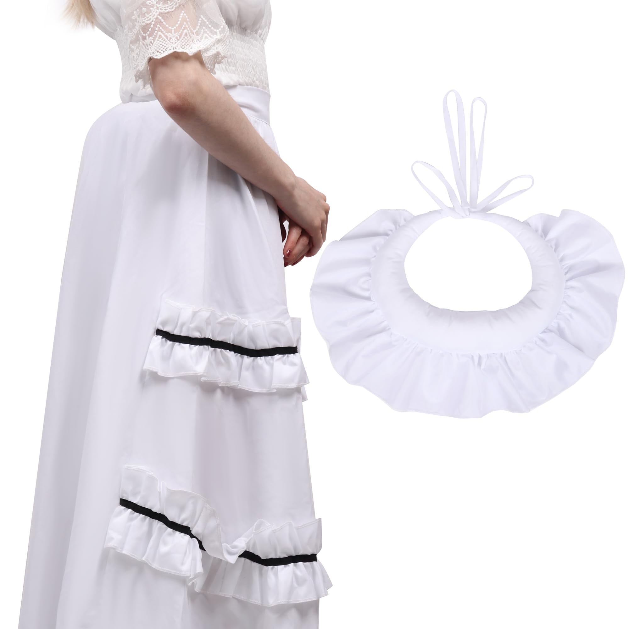 Amazon.com: FURPHI Victorian Rump Pad Bustle Pannier Petticoat ...