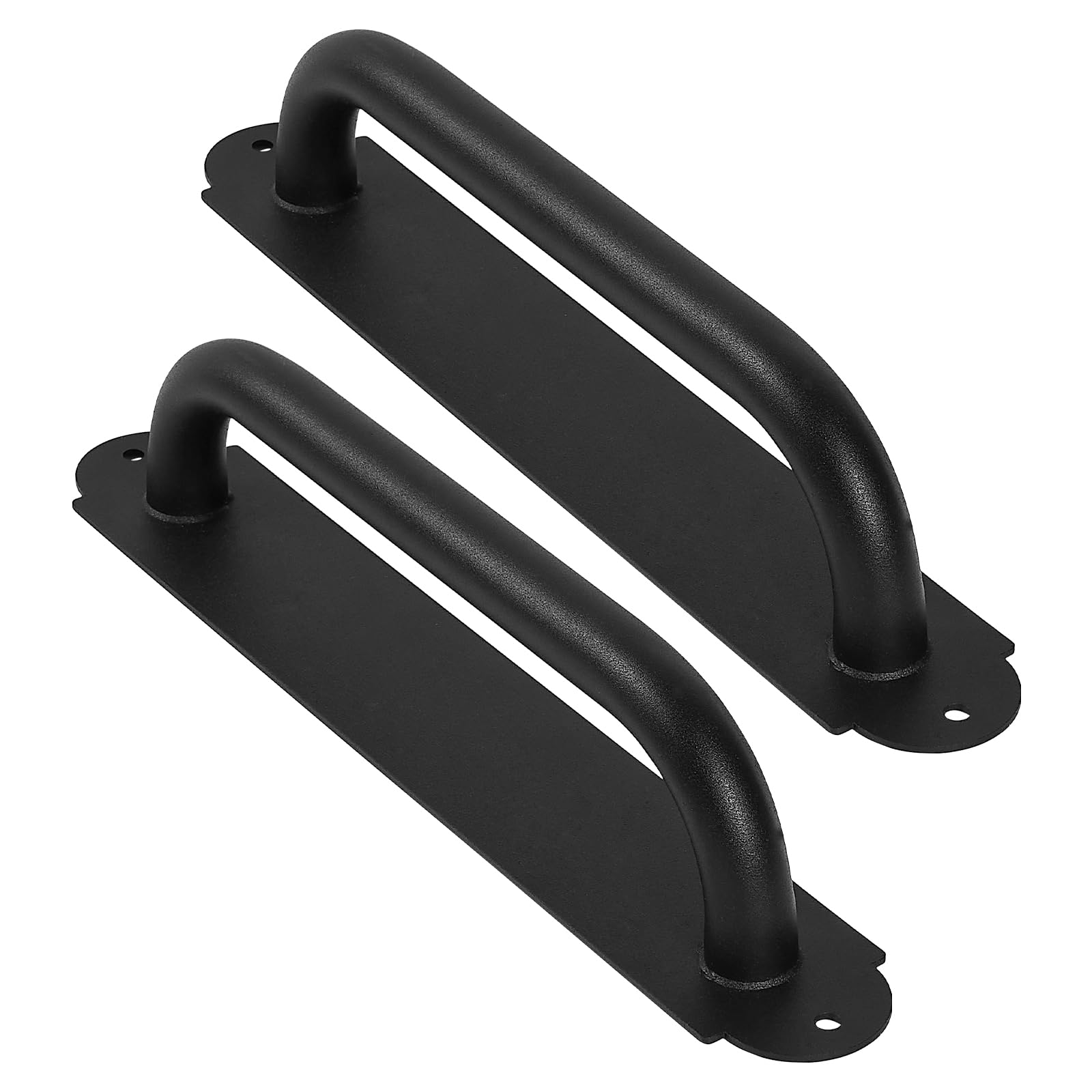 Amazon.com: Purife 12'' Black Heavy Duty Metal Gate Handles 2 Pack ...
