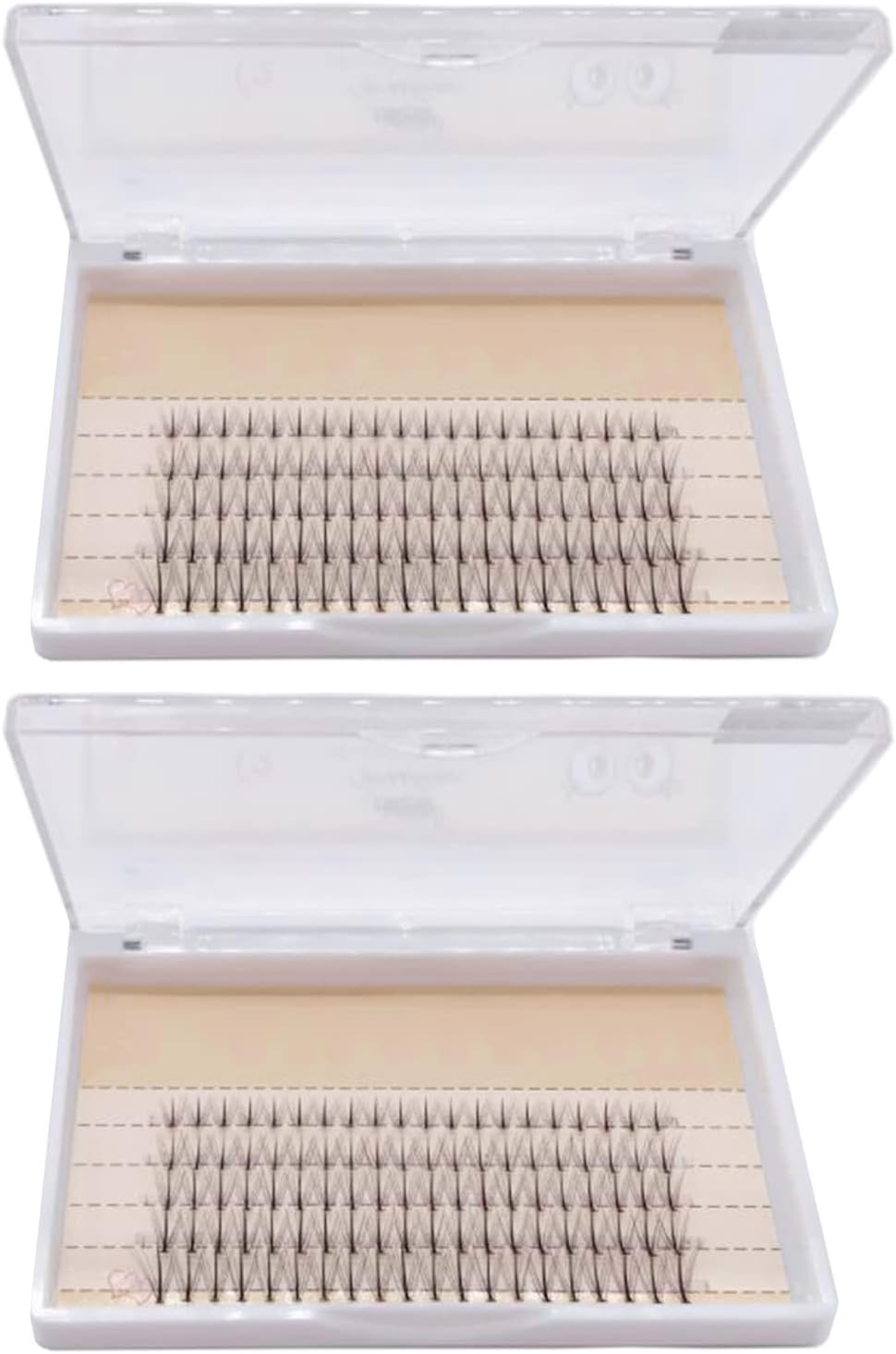 200 Pcs 8-12mm Mix 10D False Eyelashes Waterproof Lashes Extensions ...