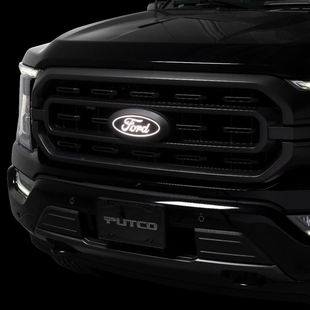 F150 Light Up Logo 2021 2023 F150 Lariat Grill Accent LED Power Bar