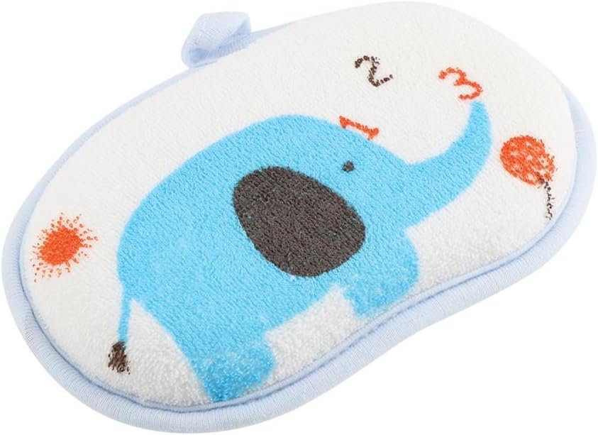 Esponja de baño para bebés, Lindo modelo de elefante Algodón Esponja de ...