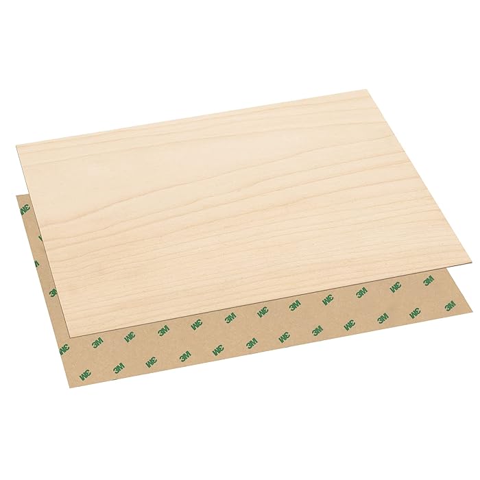 Buy Proflex Birch Wood Veneer Sheets Laser Cut 12 x 20 inch with 3M ...
