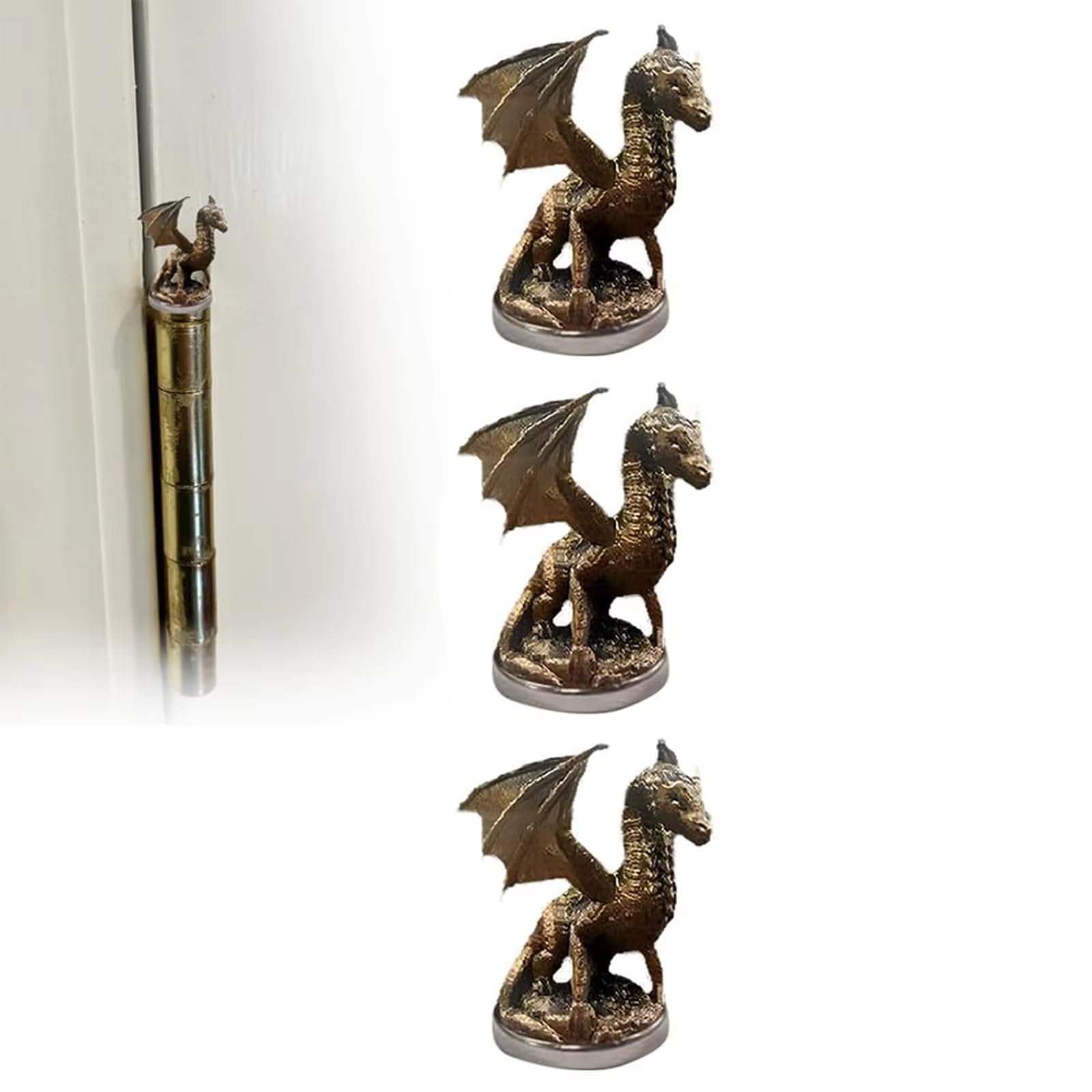 Decorative Hinge Head Toppers, Magnetic Cat Gargoyle Hinge Caps ...