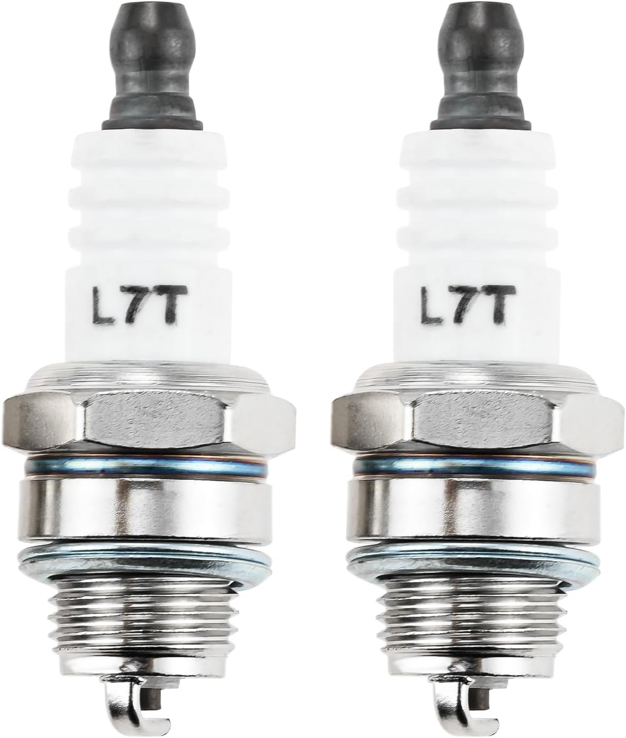 2 Pcs 25cc 52cc 62cc Chainsaw Brush CutterL7T Spark Plug for 2 Stroke ...