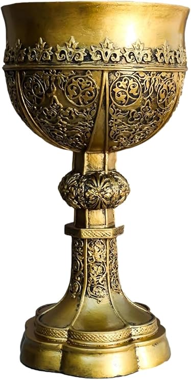 Amazon.com: Ebros Decorative Merlin's Holy Grail The Golden Cup Of Life ...