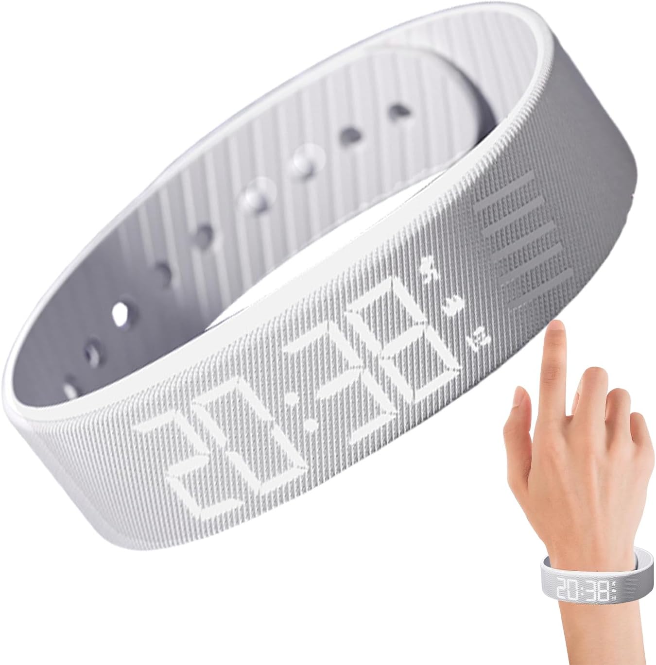 Broison Vibrating Alarm - Digital Vibration Wrist Timer, Adjustable ...