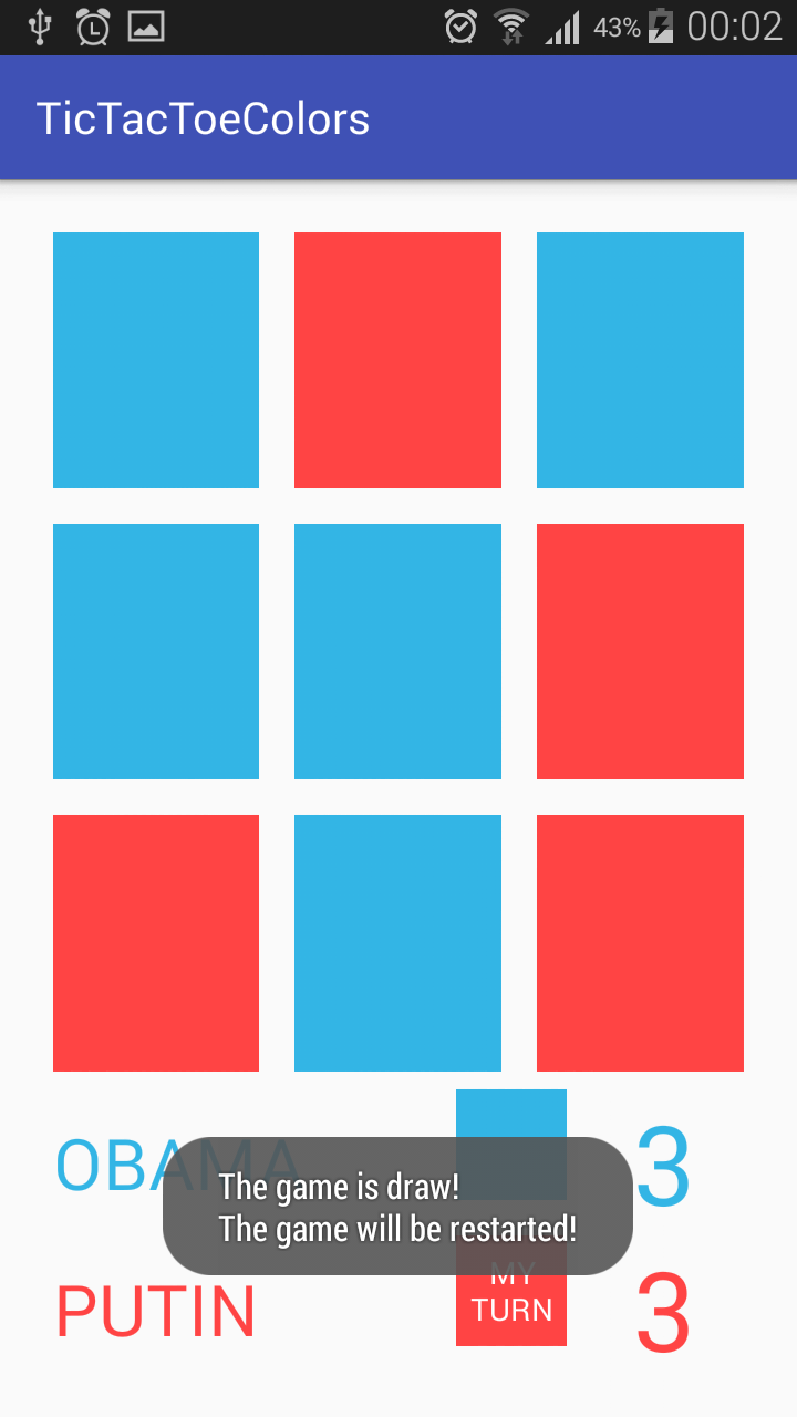 Colorful Tic Tac Toe - App on Amazon Appstore