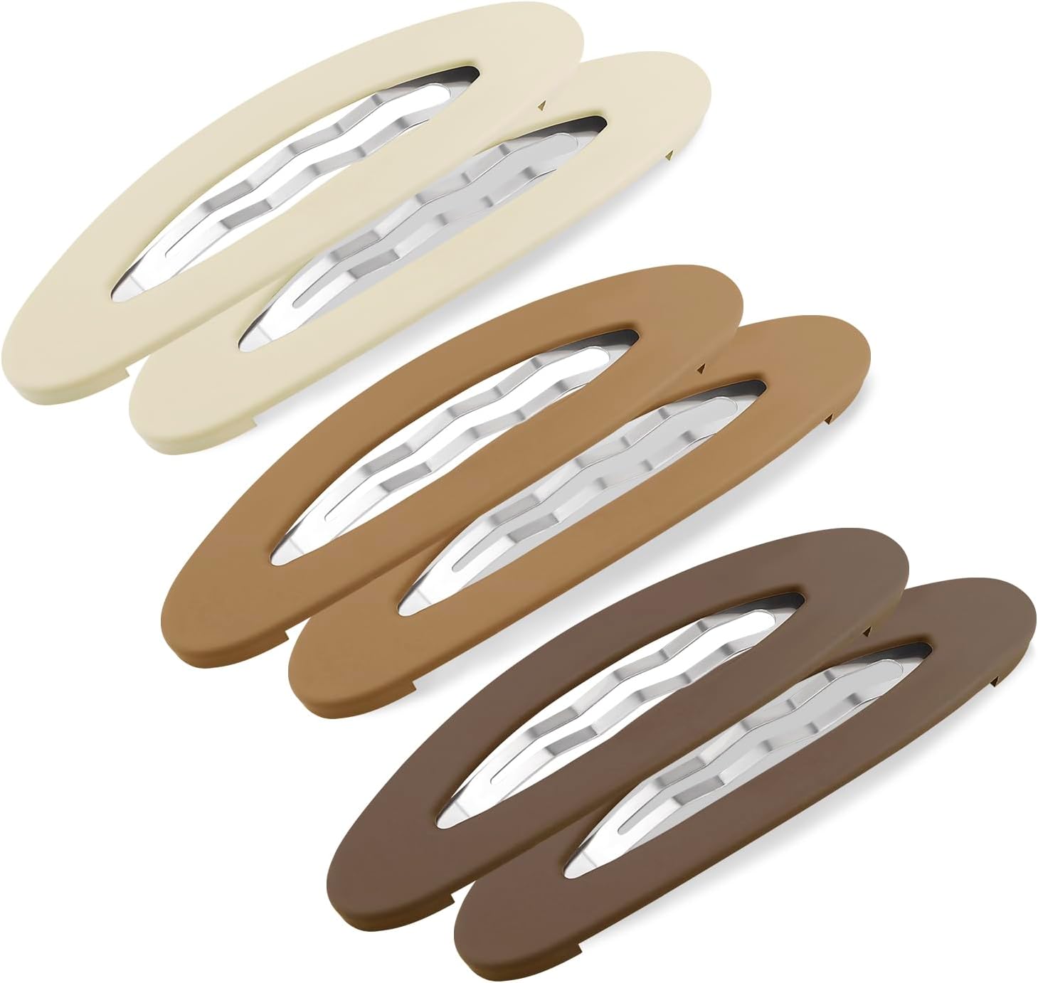 Amazon.com : 6PCS Large Snap Hair Clips for Women, Snap Barrettes for ...