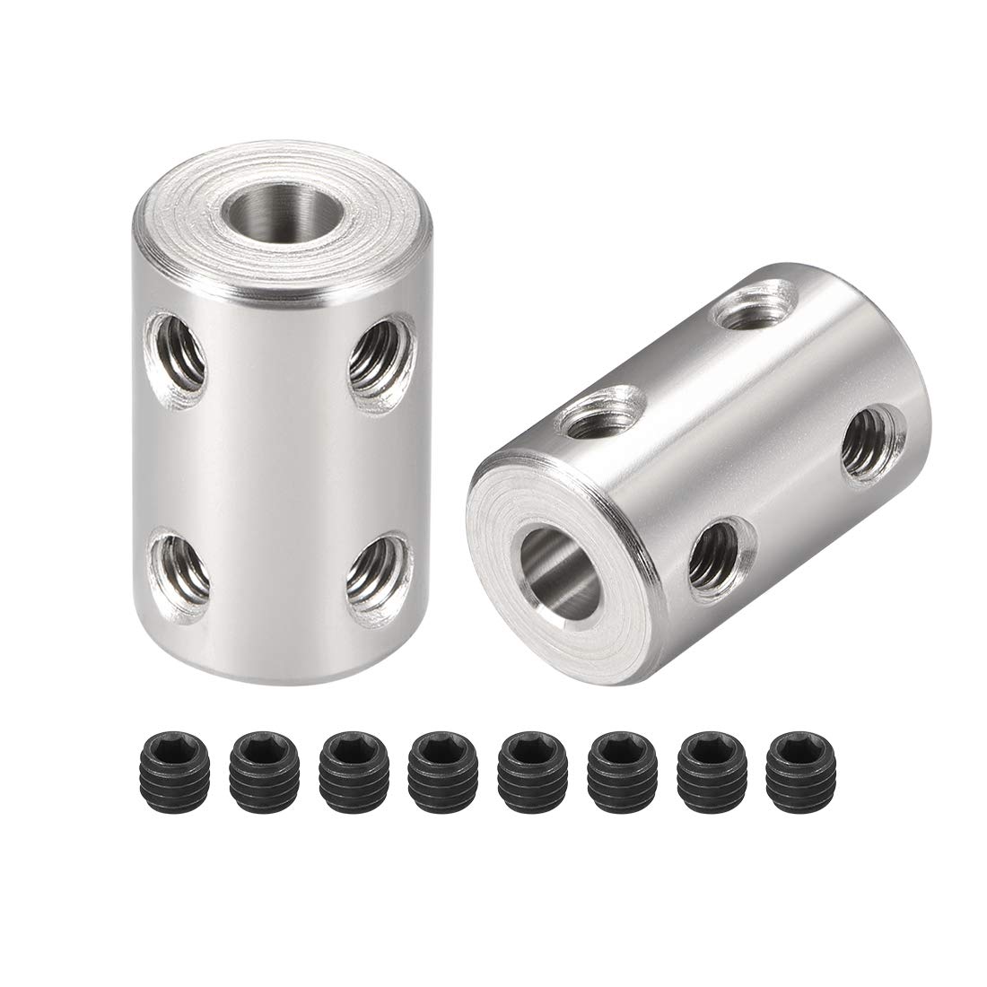 Snapklik.com : Uxcell 5mm To 5mm Bore Rigid Coupling Set Screw L22XD14 ...