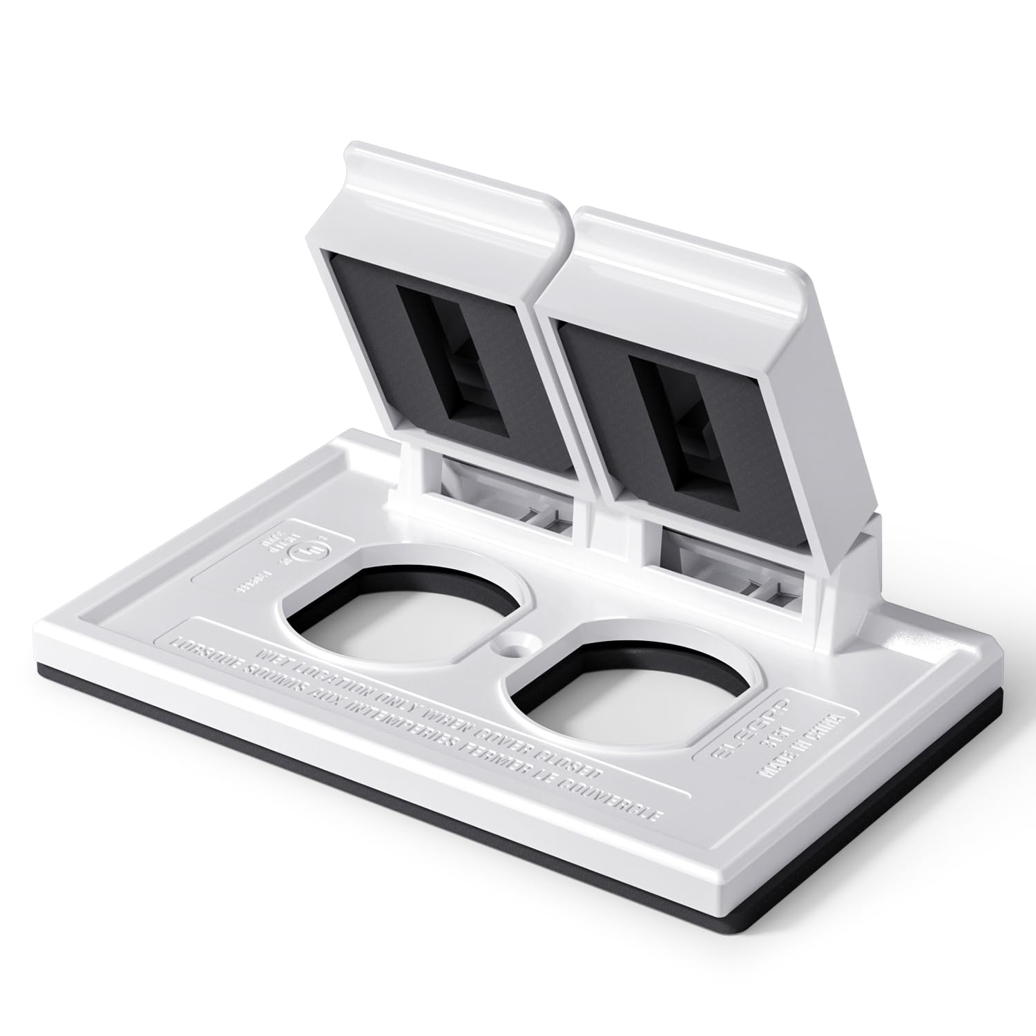 Weatherproof Outdoor Electrical Outlet Cover Bell Single Gang Vertical