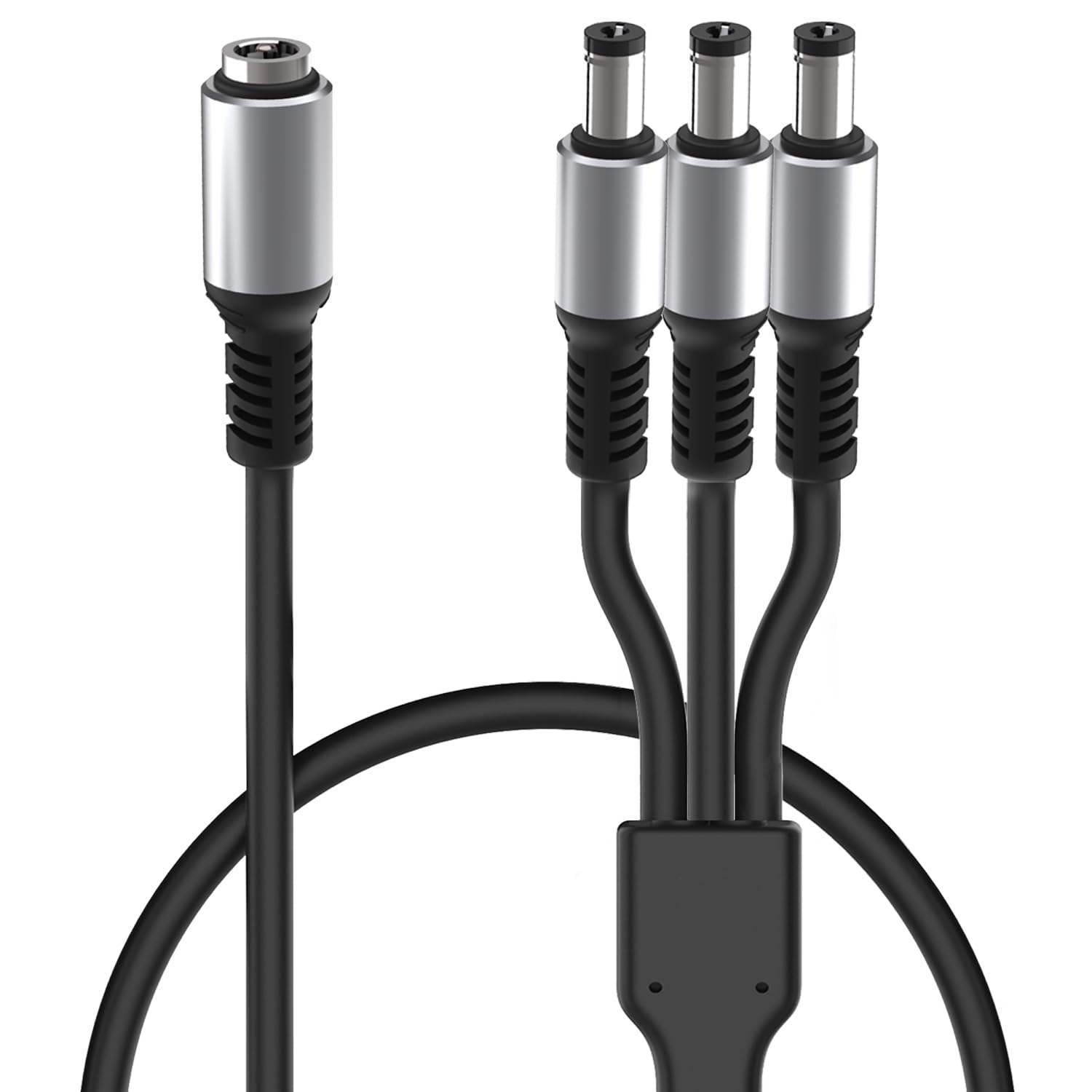 Amazon.com: DC Power 1 Female to 3 Male Splitter Cable, 5.5mm x 2.1mm ...