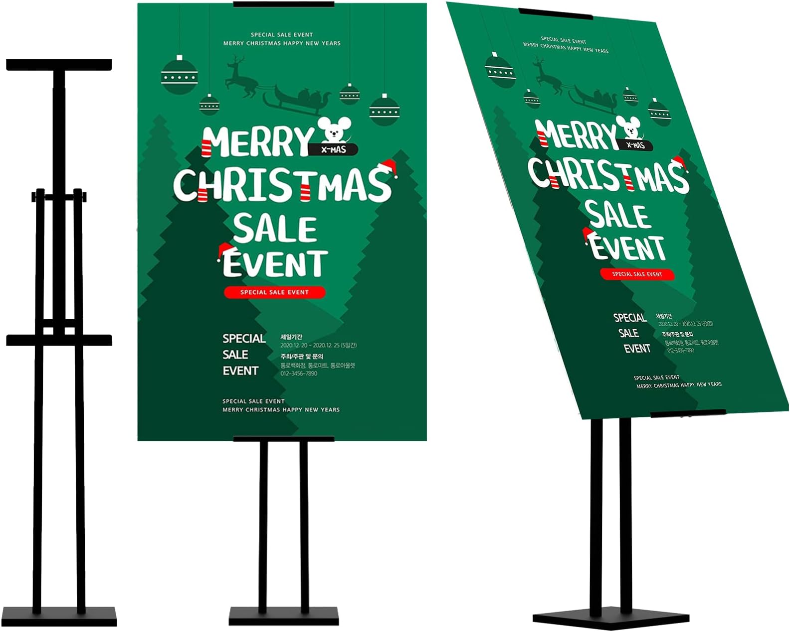 Amazon.com : ONCEMORE Heavy Duty Sign Stand, Floor Poster Board Stand ...