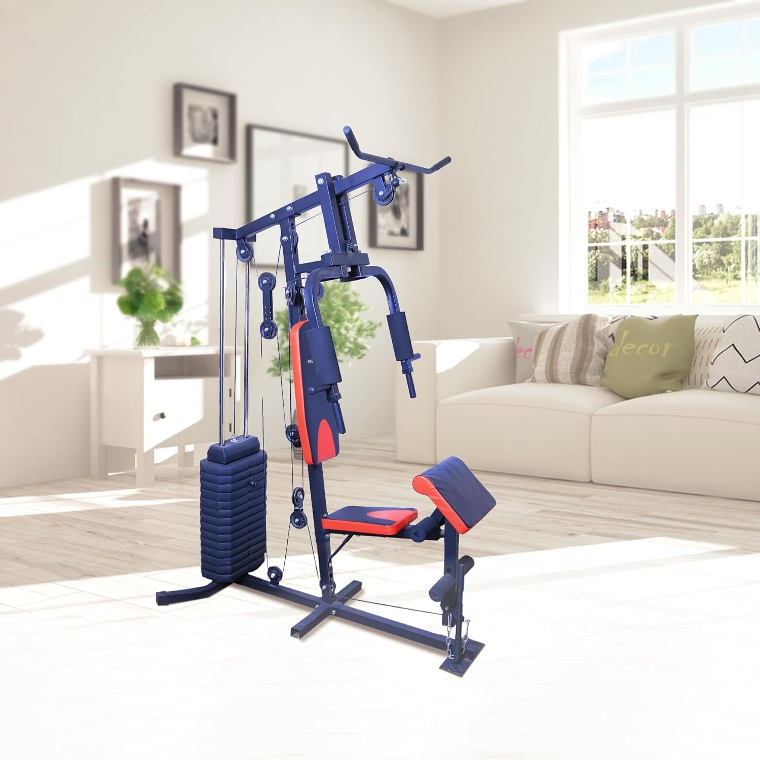 اجهزة جيم منزلية 3 في 1 مع اوزان 65 كجم - متعدد الالوان من كوريكس، رقم ...