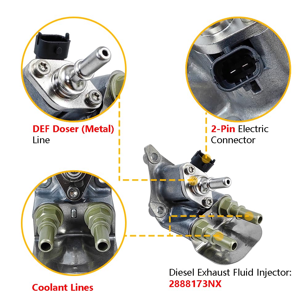 Performance Fuel Injectors DEF DOSER Diesel Exhaust Fluid Injector For ...