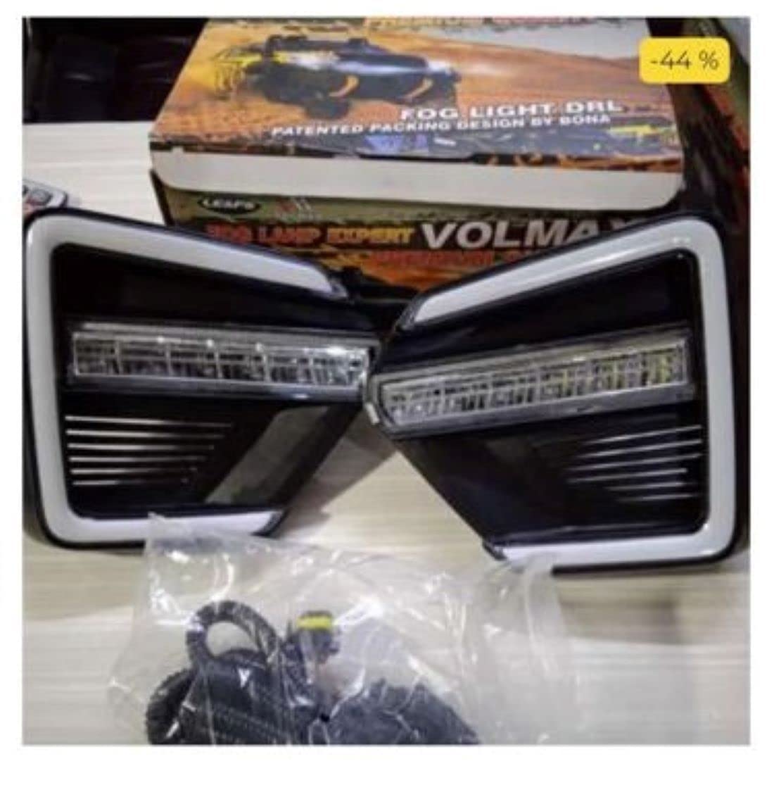 AUTO MOTO Front Car Bumper Daytime Running LED DRL Light with Matrix ...