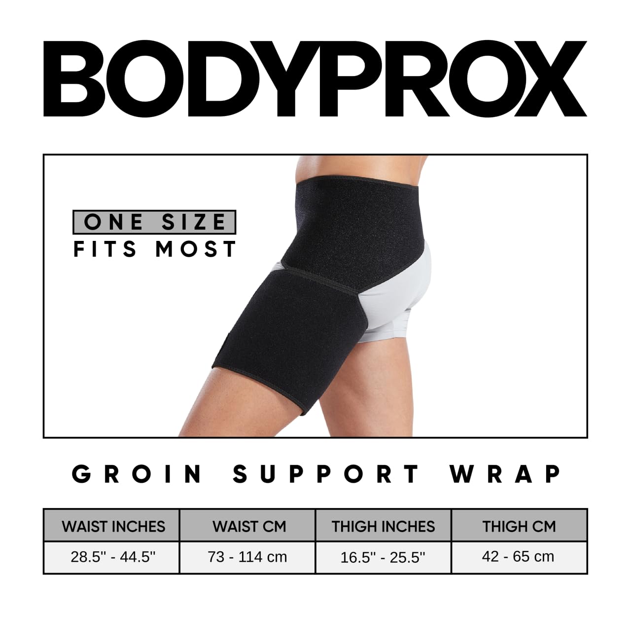 Adjustable Groin Wrap for Hip, Hamstring, and Sciatic Nerve Pain Relief ...