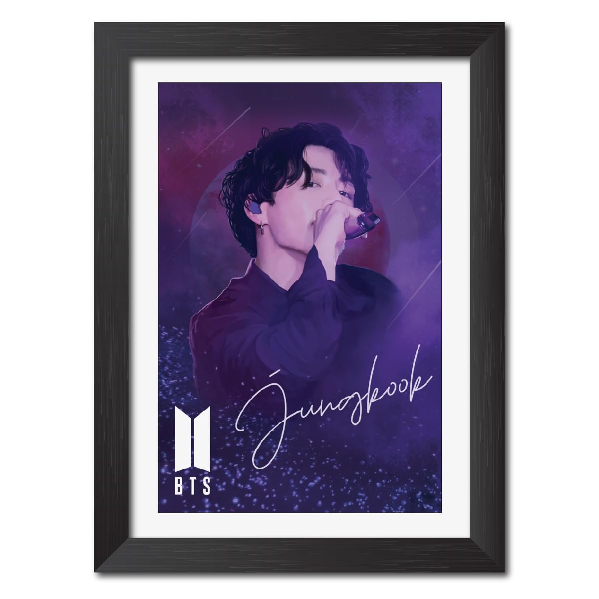 inspire TA Jeon Jung-kook BTS Posters Bangtan Boys Music Band Paintings ...