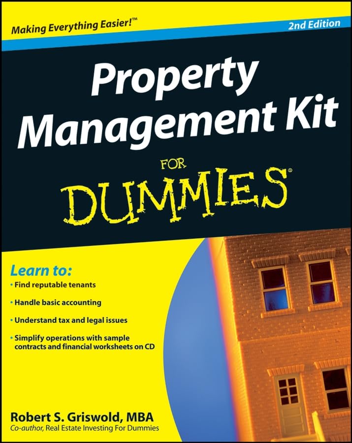 Property Management Kit For Dummies (Book & CD): Griswold, Robert S ...