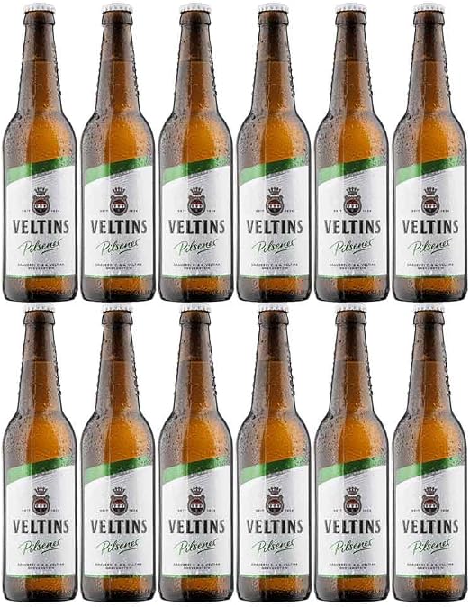 Veltins Pilsner German Craft Beer Pack (500ml bottles) - ABV: 4.8% (12 ...
