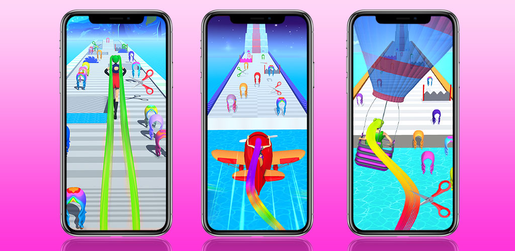 Hair growth cheerleader - Long hair race & hair masks (Frenzy Hair Game ...