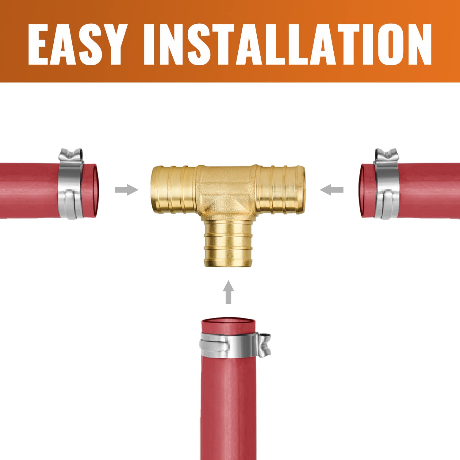 Snapklik.com : SUNGATOR 25-Pack 3/4" Pex Tee