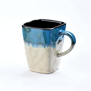 Amazon.com: Ceramic Mug,Coffee Mark Cup,420ml Nordic Style Gradient ...
