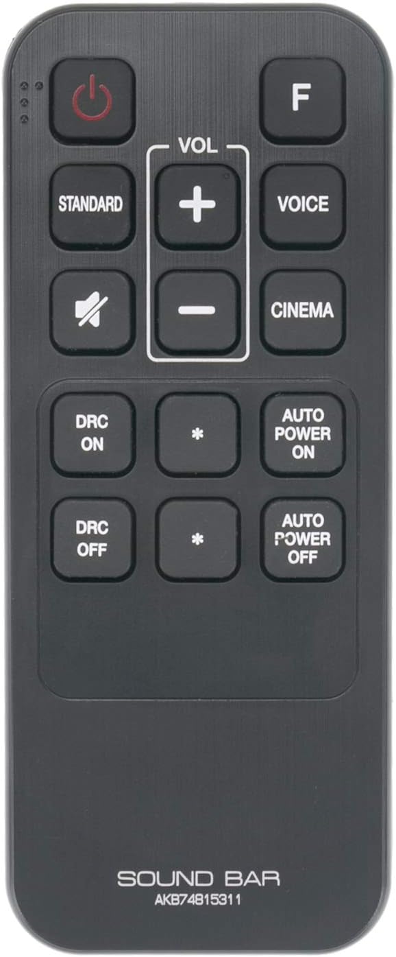 Amazon.com: ECONTROLLY New Remote Control AKB74815311 for LG SoundBar ...