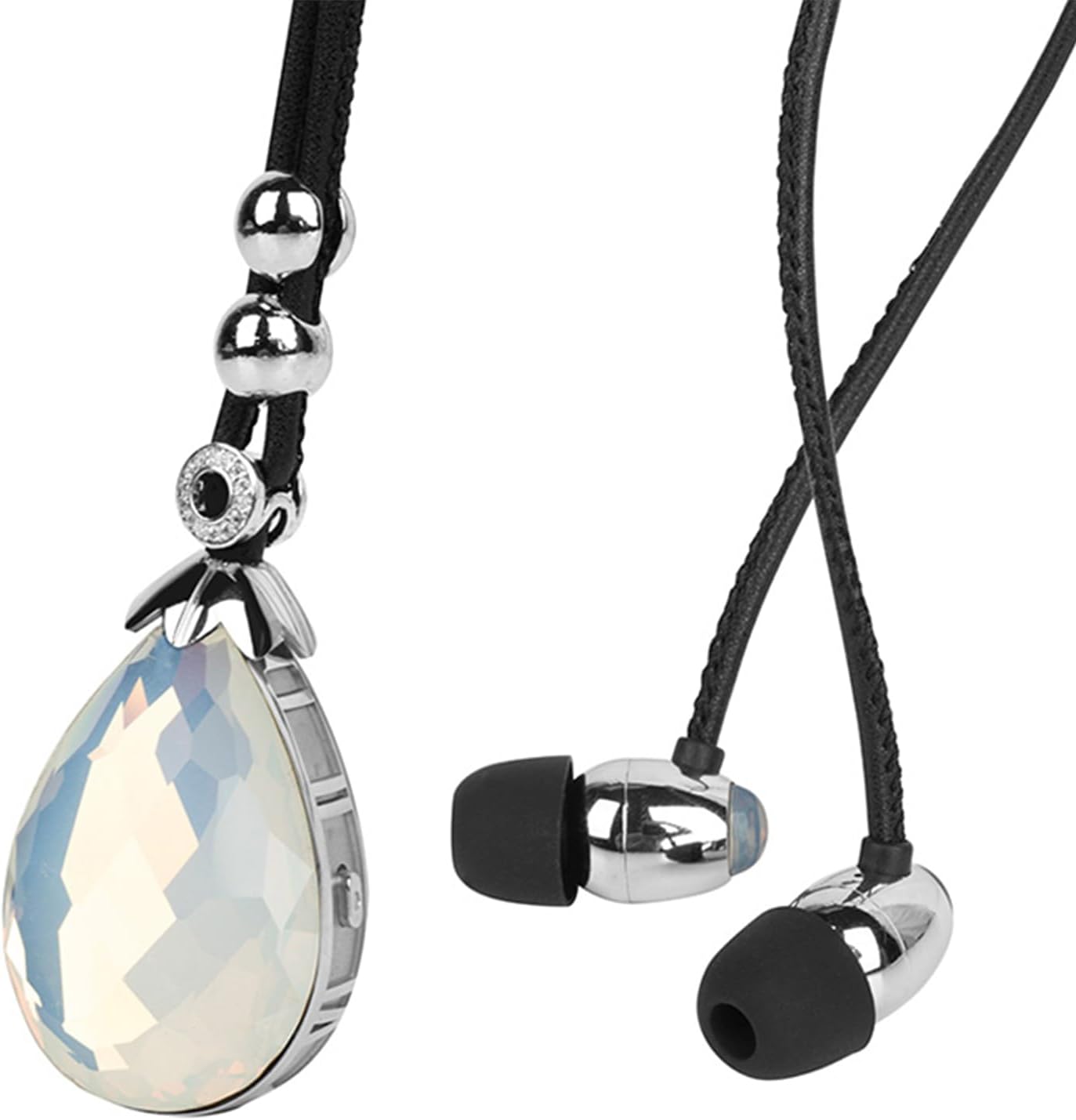 Amazon.com: ZXQ Wireless Bluetooth Necklace Earbuds with Microphone ...