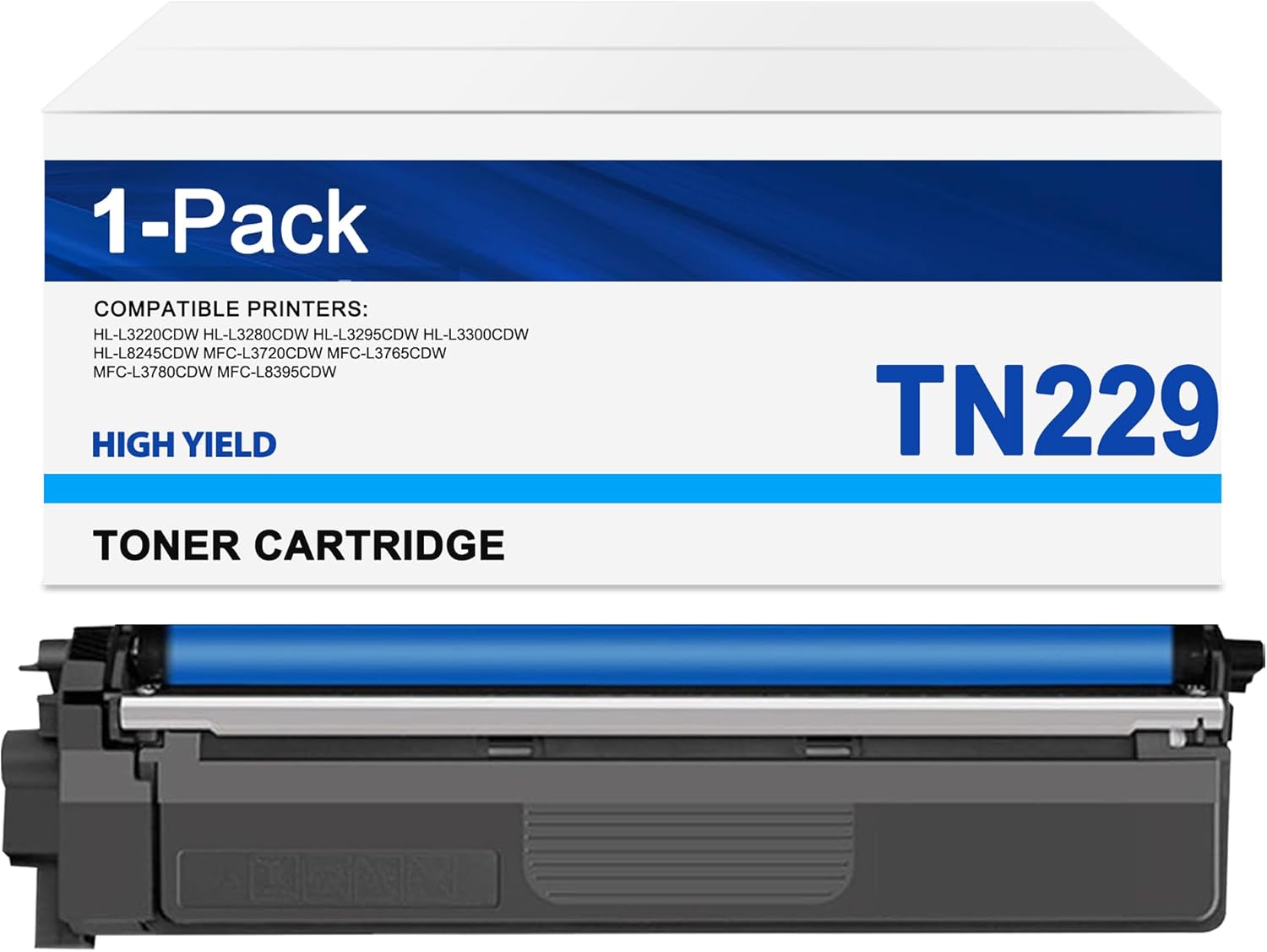 Amazon.com: TN229 TN 229 Standard Yield Toner Cartridge: 1-Pack Cyan ...